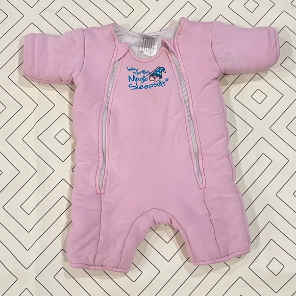 Baby Merlin | Pajamas | Baby Merlin Magic Sleepsuit Pink Large | Poshmark